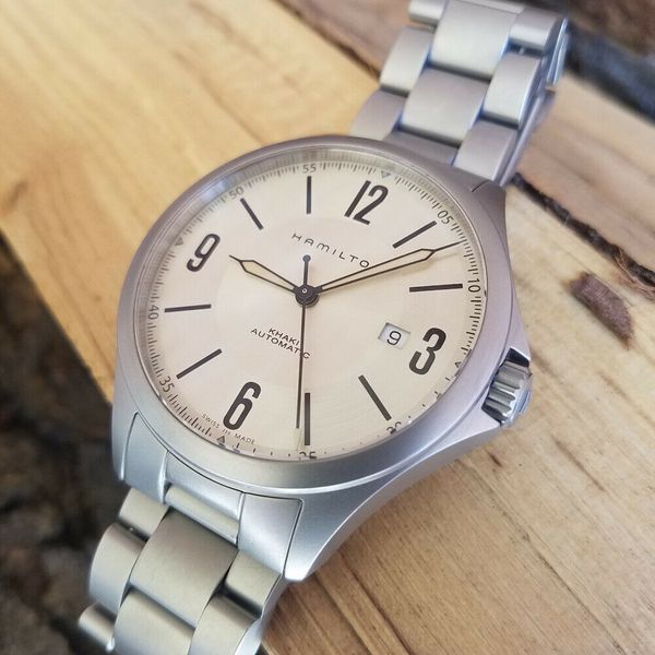 Hamilton Khaki Aviation Swiss Automatic Watch Bead Blasted H76665125 ...
