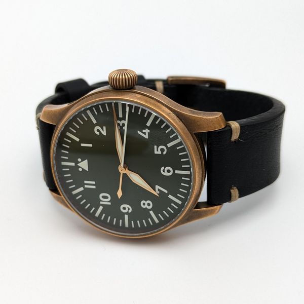 [WTS](EU) Stowa Flieger Bronze 40mm - Green Dial No Logo/Date - PRICE ...