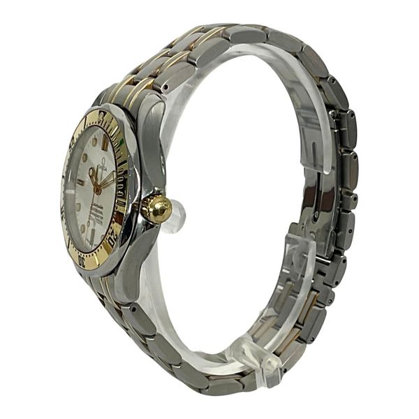 Omega Seamaster 300 Midsize Automatic White Dial Two Tone 368-1502 ...