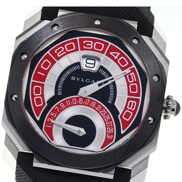 ☆Good Condition [BVLGARI] Bvlgari Octo Biretro Gerald Genta OBR.Y.1C Automatic Men's_699260 ...