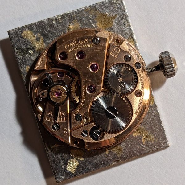 OMEGA Cal. 630 Manual Wind Movement With Dial And Crown Run's ...