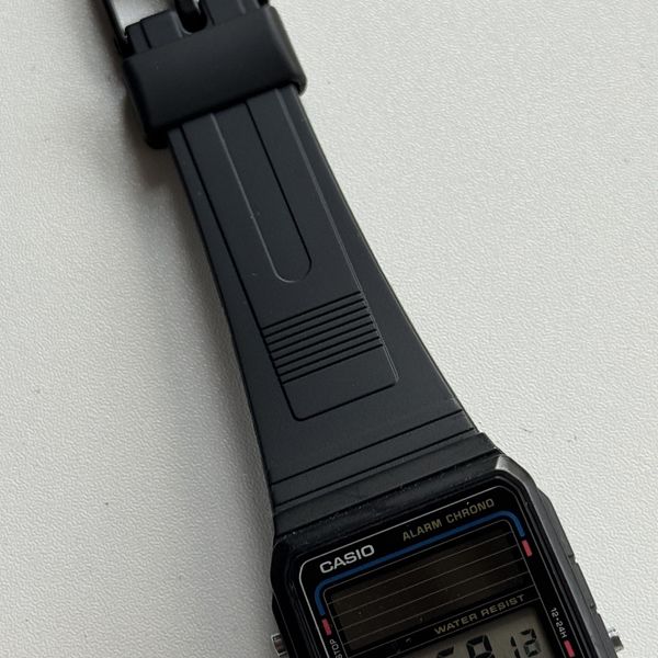 CASIO FB-90W Batteryless Solar WR Vintage Digital Watch Japan 1986 ...
