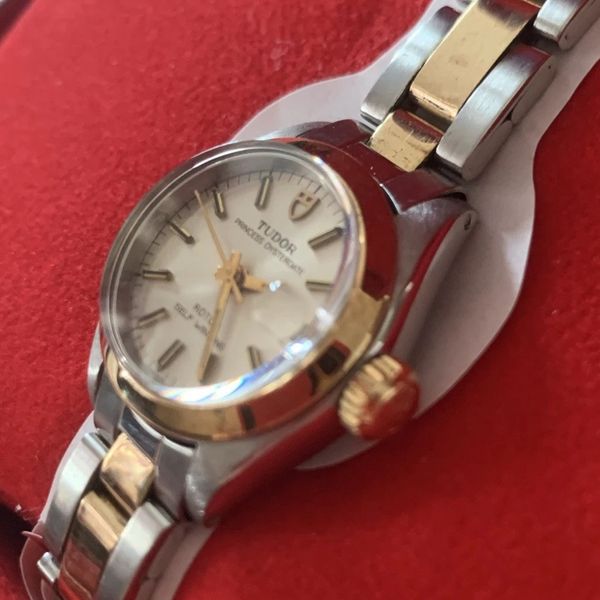 Rolex 1977 Tudor Princess Oysterdate 18ct Gold & Stainless Watch . No ...
