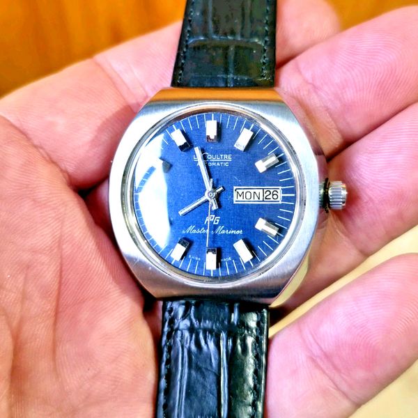 Vintage Original Jaeger-LeCoultre Master Mariner HPG Navy Blue Dial ...