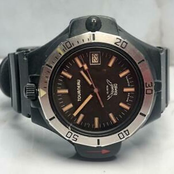 VINTAGE 1983 SQUALE RAMBO TOURNEAU EDITION SKIN DIVER WATCH. | WatchCharts