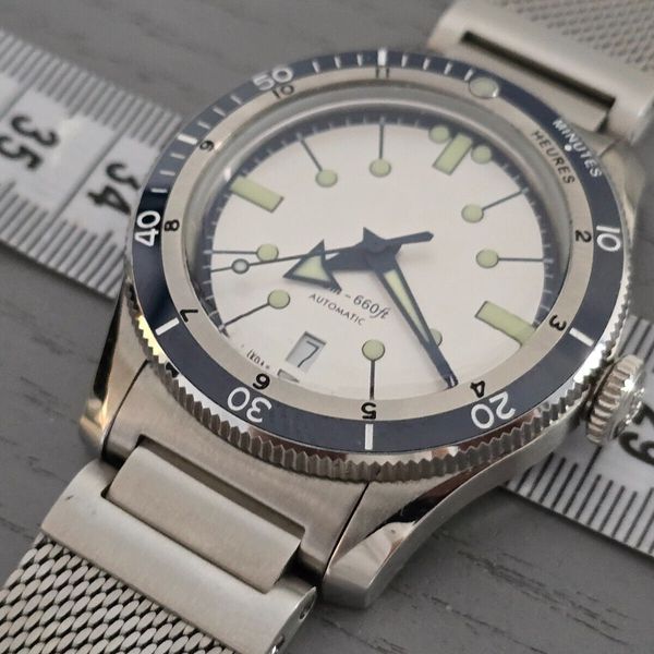 IXDAO IPOSE 5305 V2 Diver Watch Automatic PT 5000 Milanese Strap ...
