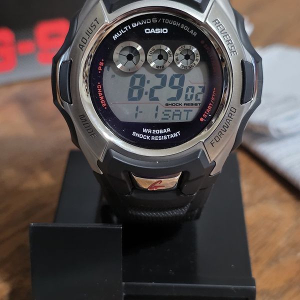 Casio G-Shock GW500A 3405 Black BAND Tough Solar Powered Watch NIB ...