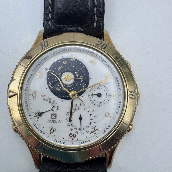 Citizen Noblia 6700-G70102 TA Zodiac Spirit Watch Working Perpetual ...