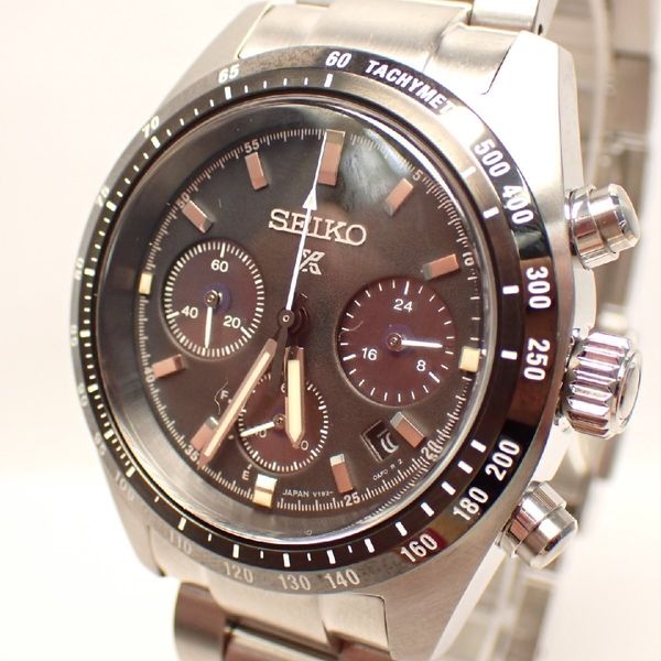Seiko Prospex Speedtimer 39mm Men's Black Watch - SSC819P1 ...