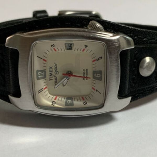 Vintage Timex Reef Gear Indiglo Watch WR100M With Original Leather ...
