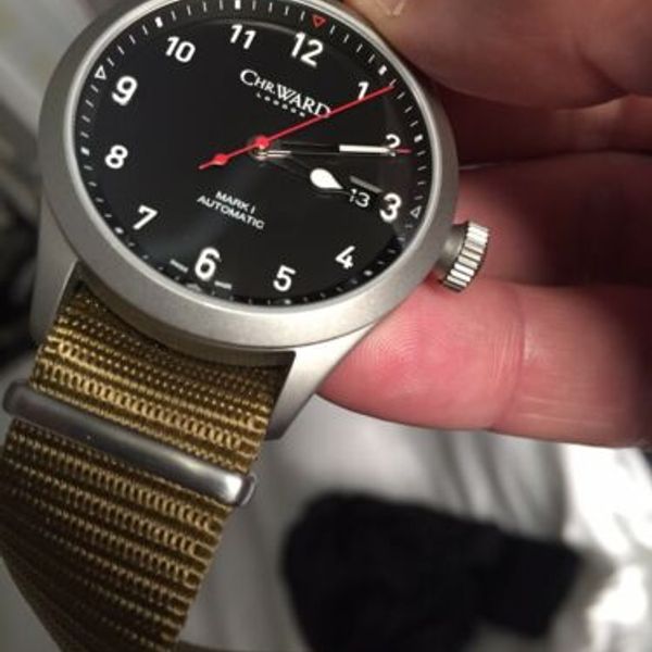 Christopher Ward C8 Flyer Mk1 Automatic Pilot Watch 38mm Swiss ETA 2824 ...