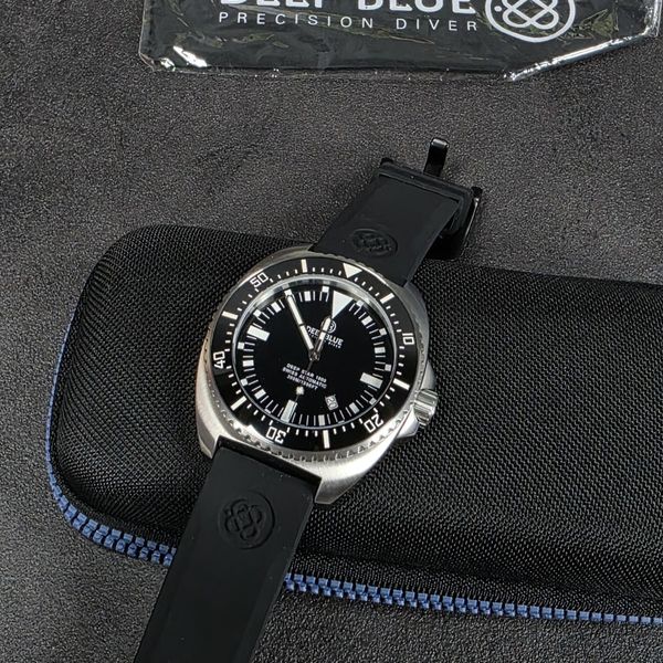 Deep Blue Deep Star Expedition Swiss Automatic Ceramic Bezel Stainless ...
