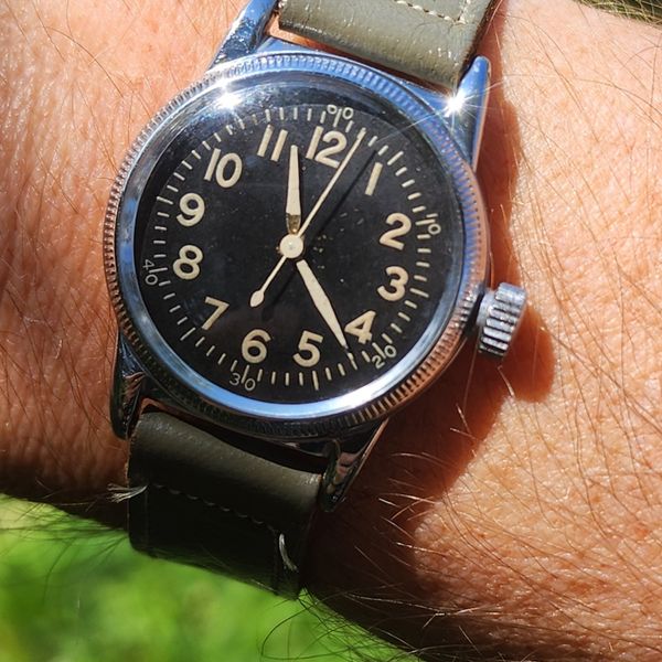 Pristine Vintage 1940's WW2 Elgin 539 A-11 Military Hack Pilots ...