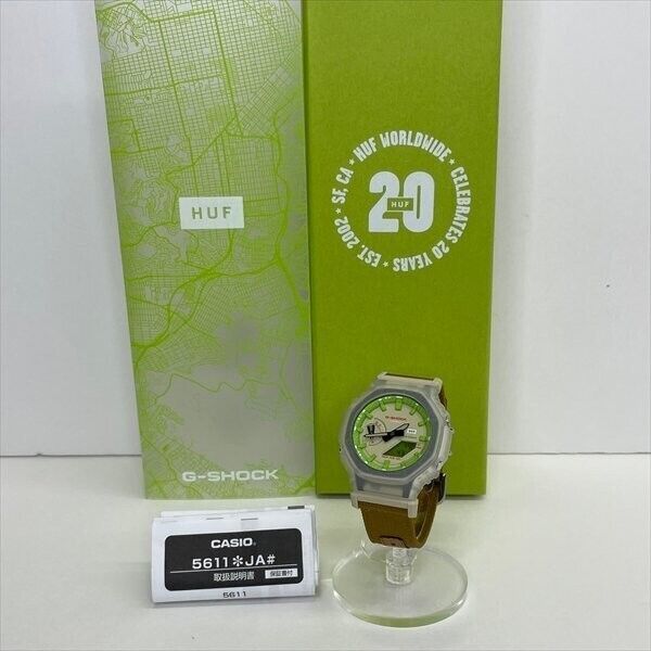 CASIO x HUF Collaboration G-SHOCK GA-2100HUF-5AJR Cream Green Men's ...