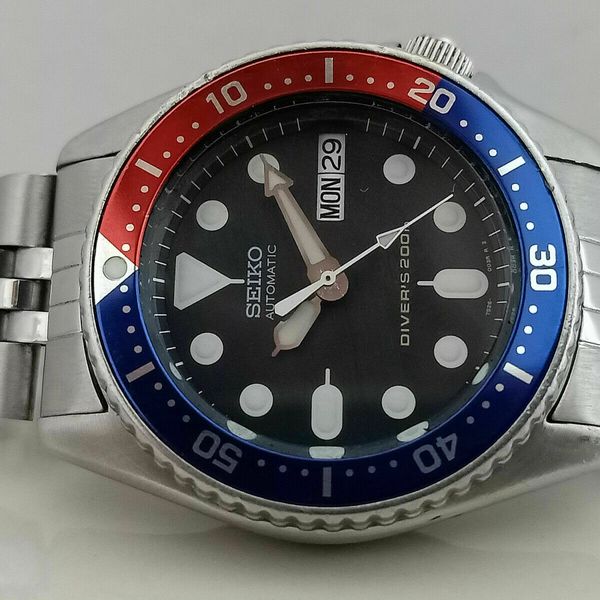 SEIKO SCUBA DIVER 7S26-0030 SKX015K2 AUTOMATIC MEN'S WATCH SERIAL ...