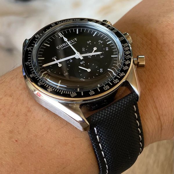 [WTS] MINT! Corgeut Chronograph Speedmaster Homage | WatchCharts