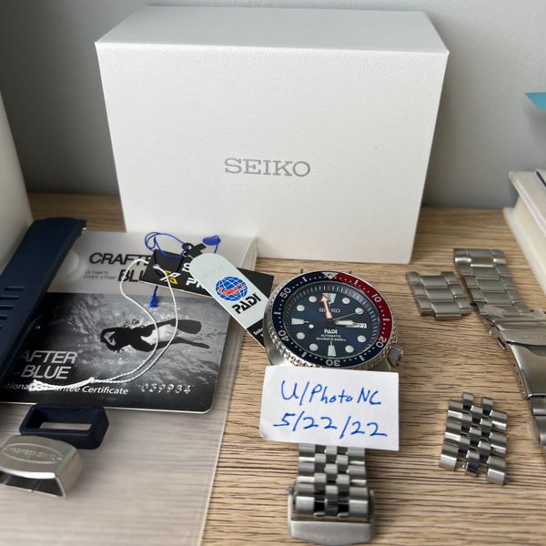 [WTS] Seiko Pepsi Turtle SRPE99 PADI MINT W/ STRAPCODE Jubilee ...