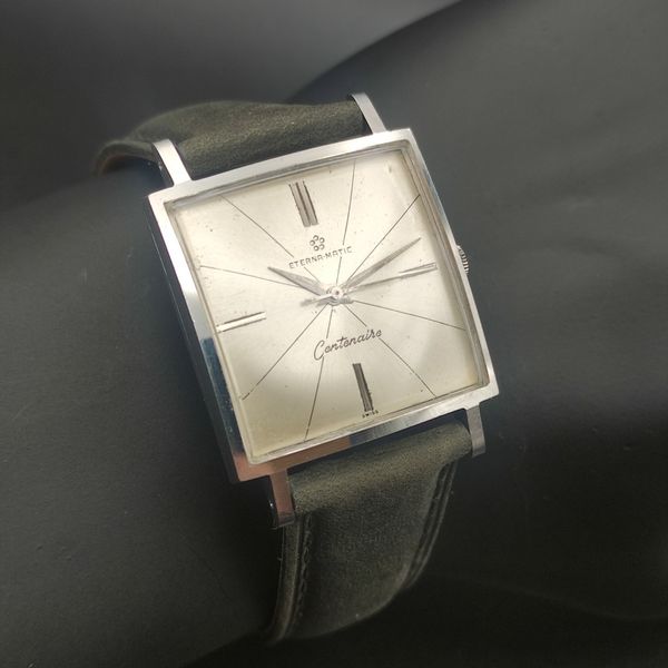 Eterna-Matic Centenaire Square Vintage Watch | 1960/69 | Automatic ...