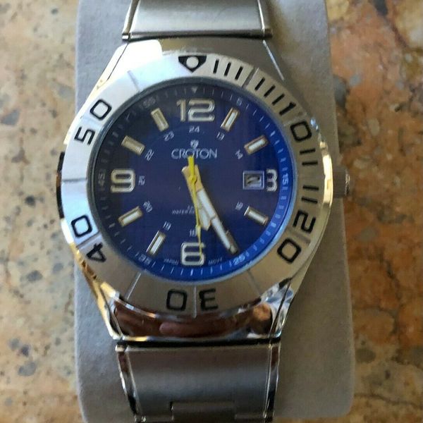 Croton Men's Watch with Blue Face CA301237 | WatchCharts Marketplace