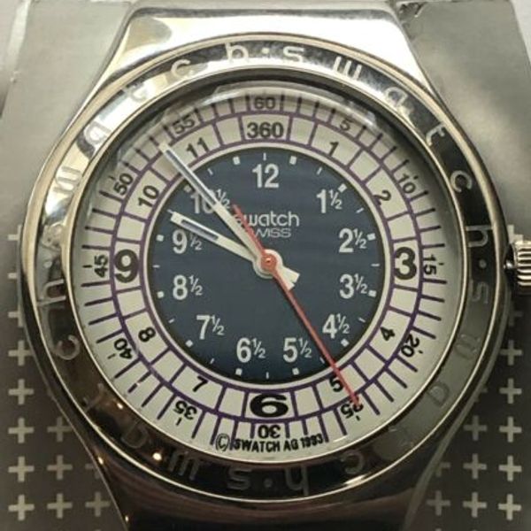 SWATCH Irony Watch Ocean Storm YGS103 C New in Box Working | WatchCharts