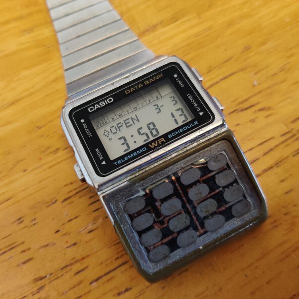 1x new decal for CASIO Databank DBC610 gold border. self adhesive ...