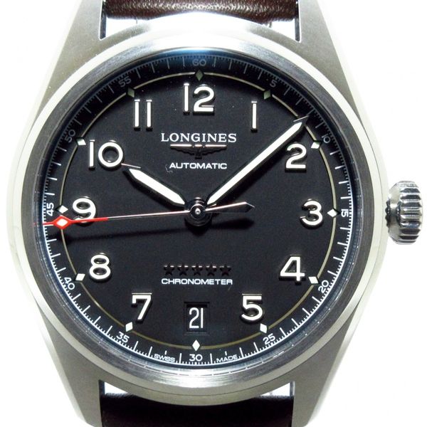 [New] [Used] LONGINES Spirit Watch SS / Chronometer Black | WatchCharts ...