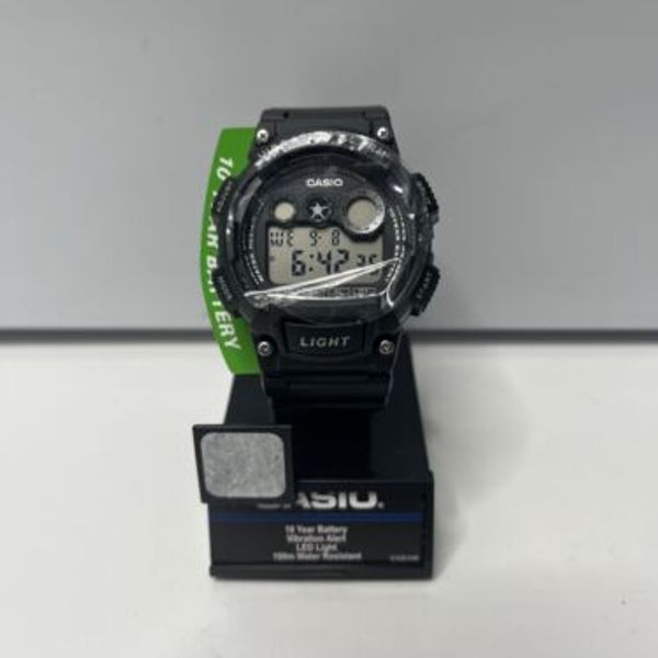 Casio W735H-1AV Men’s Digital Sport Watch Dual Time Countdown Timer ...