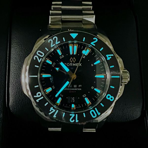[WTS] Formex Reef GMT “Gilt” Black/Rose Gold with extra bezel | WatchCharts