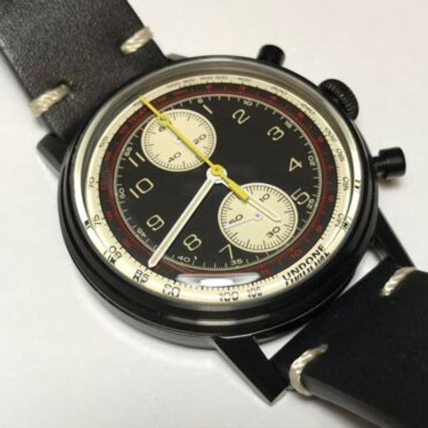 Undone Urban Vintage Navi Mecha Quartz Flyback Chronograph Watch ...