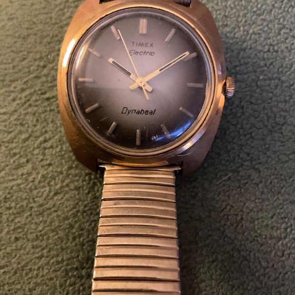 TIMEX Electric Dynabeat Men's Watch w/ Stainless Steel Band - VINTAGE ...