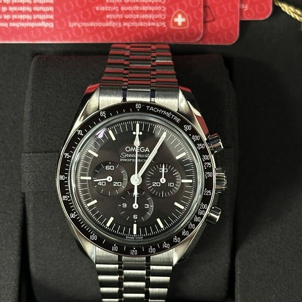 Unworn Omega Speedmaster Professional Moonwatch 31030425001002 Sapphire ...