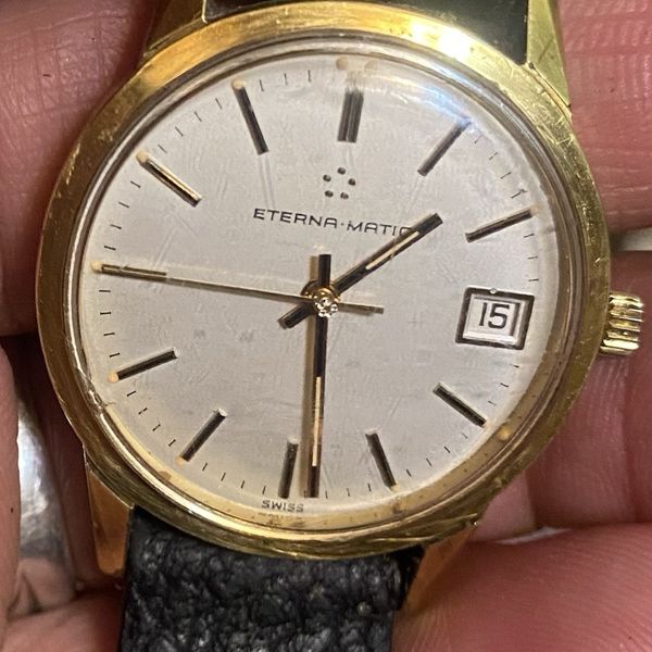 Vintage Eterna-Matic Automatic Swiss Watch (pls Read Descriptions) Just ...