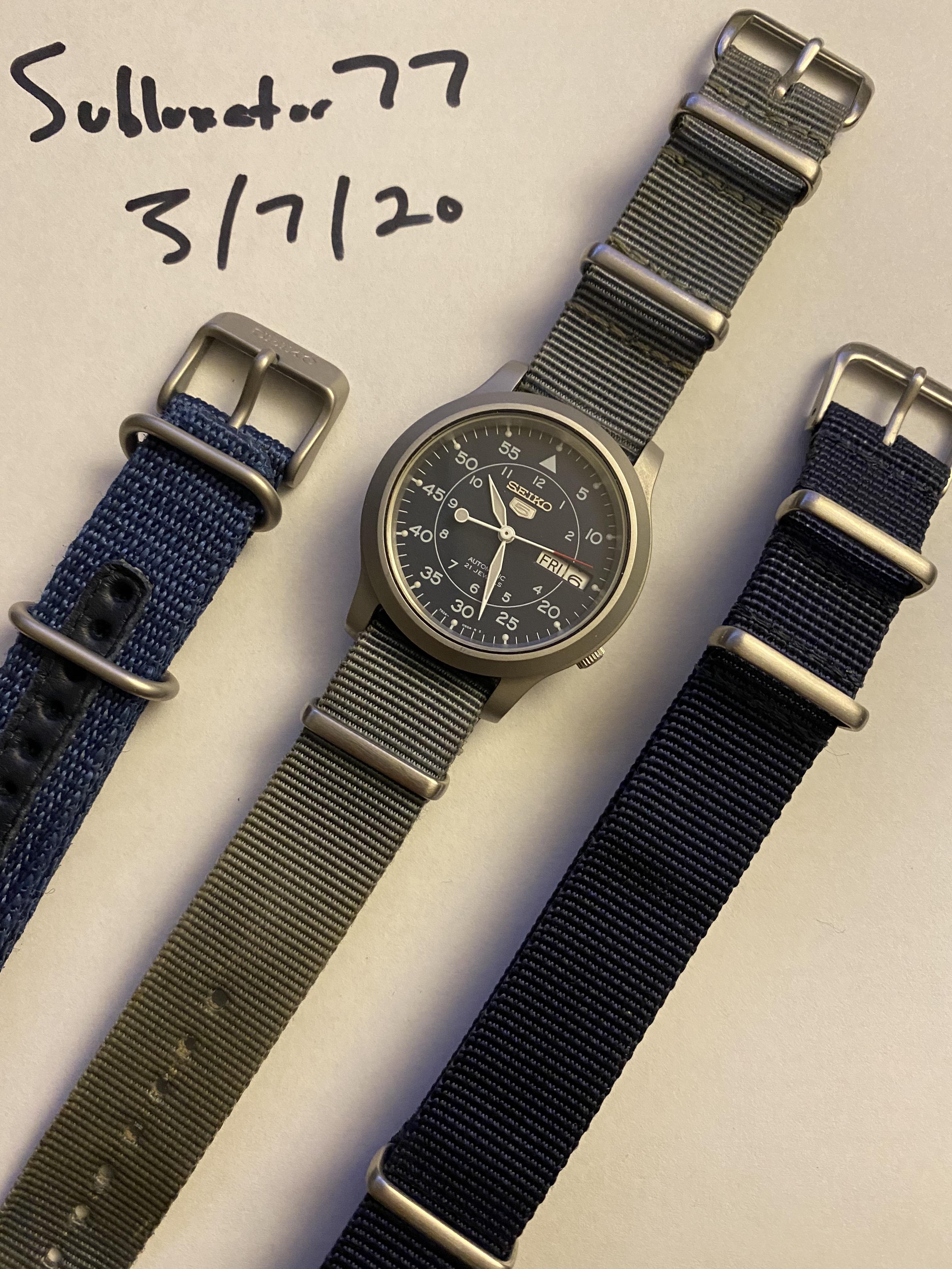[WTS] Seiko snk807 with nato straps | WatchCharts