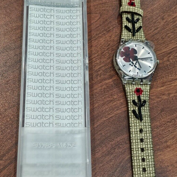 Vintage 2005 Swatch Watch GE181 Folkloral Pre-owned No Reserve Auction ...