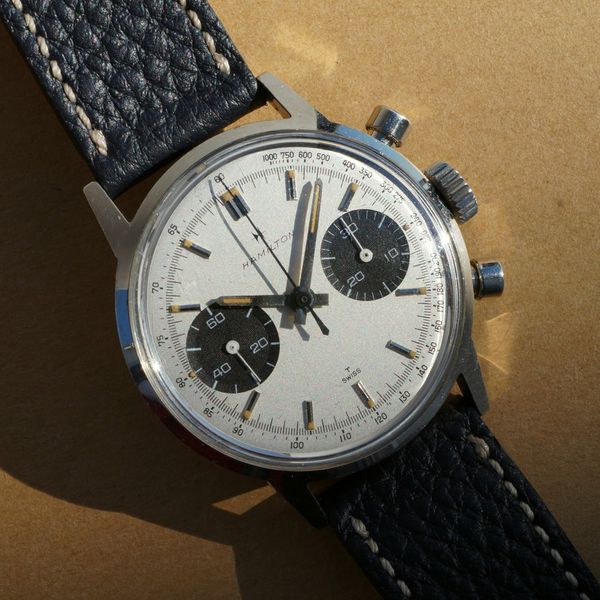 SOLD Hamilton Panda Dial Valjoux 7730 | WatchCharts