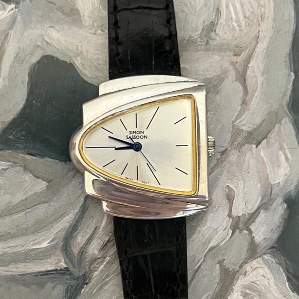 Rare Vintage Trapezoid-Style Simon Sassoon Watch | WatchCharts Marketplace