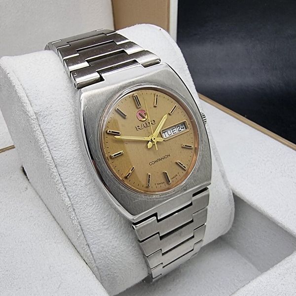 Rare Vintage Rado Companion Automatic Day/Date Watch | WatchCharts Marketplace
