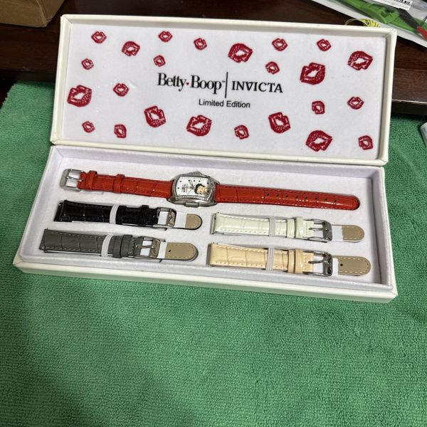 INVICTA BETTY BOOP LIMITED EDITION WOMEN'S WATCH WITH 5 DIFFERENT ...