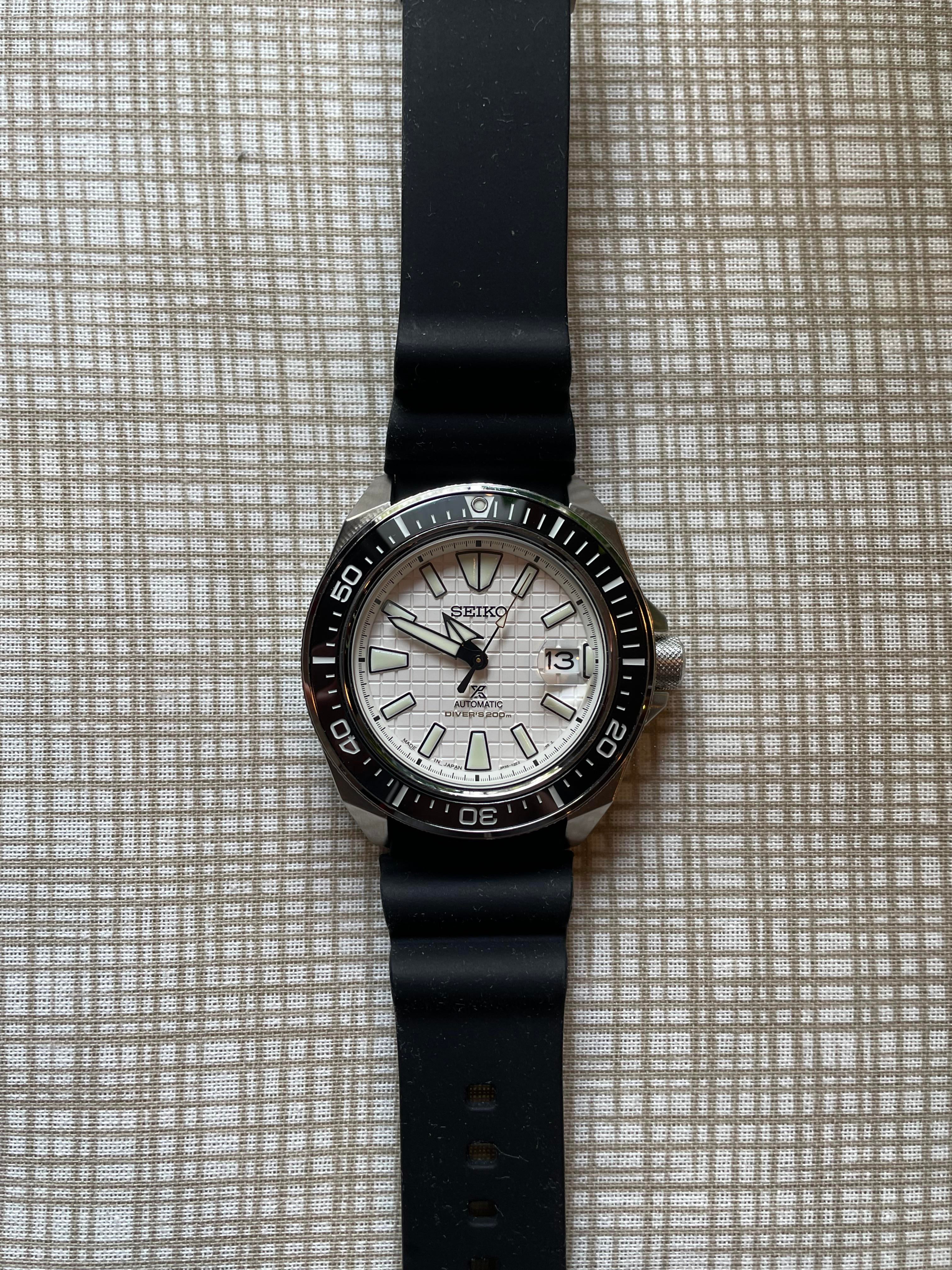 [wts] Seiko King Samurai White Dial Srpe37 Watchcharts