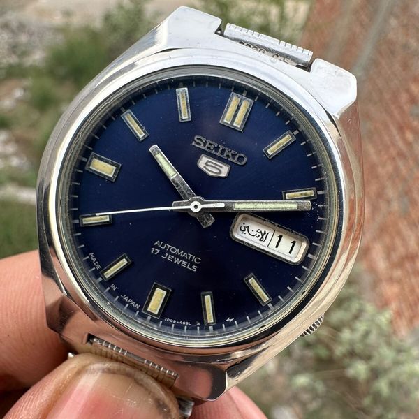 Seiko 5 Autometic Day Date 7s26 02f0 Vintage Men S Watch Watchcharts