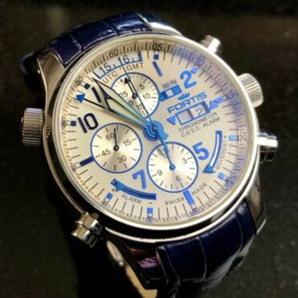 Fortis F-43 Automatic Chronograph Alarm GMT - Limited Edition - Needs ...