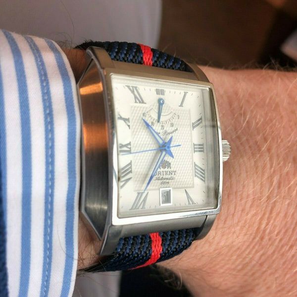 Orient Grandeur Automatic Tank Watch | WatchCharts