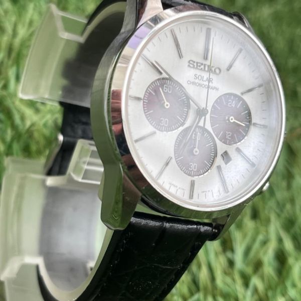 beautiful SEIKO Speedmaster Men s Solar Vintage Wristwatch 24a ...