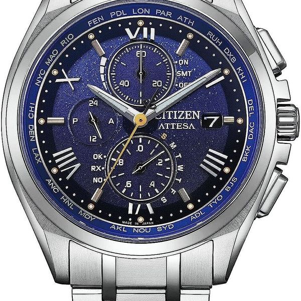 Brand-New Citizen ATTESA AT8240-74L Titanium Solar Radio Limited Watch ...