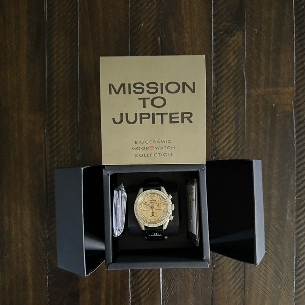 Omega x Swatch Watch MoonSwatch Mission to Jupiter Watch with Box ...