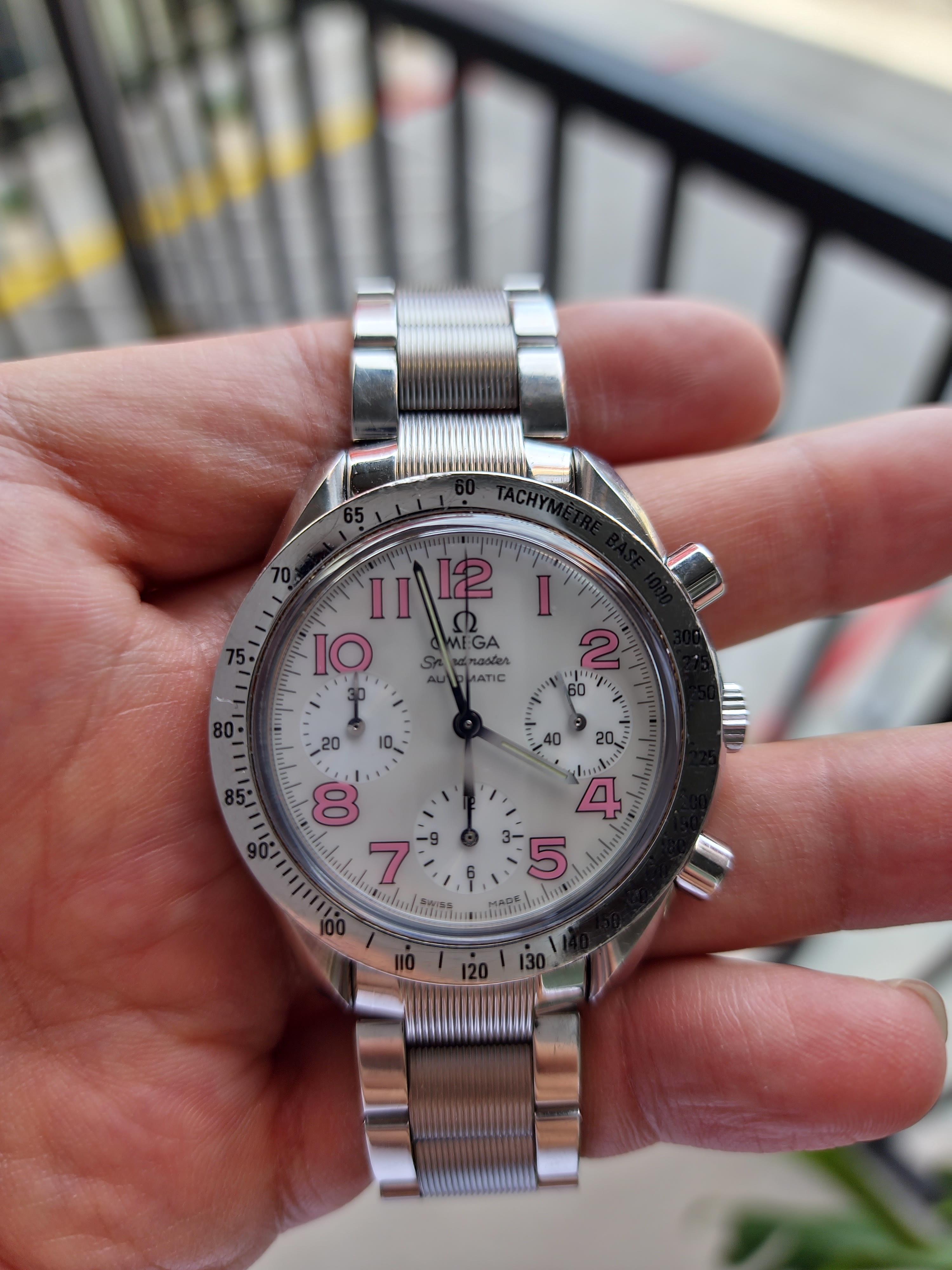 [WTS] Omega Speedmaster Reduced MOP/Pink Dial 3534.74 | WatchCharts
