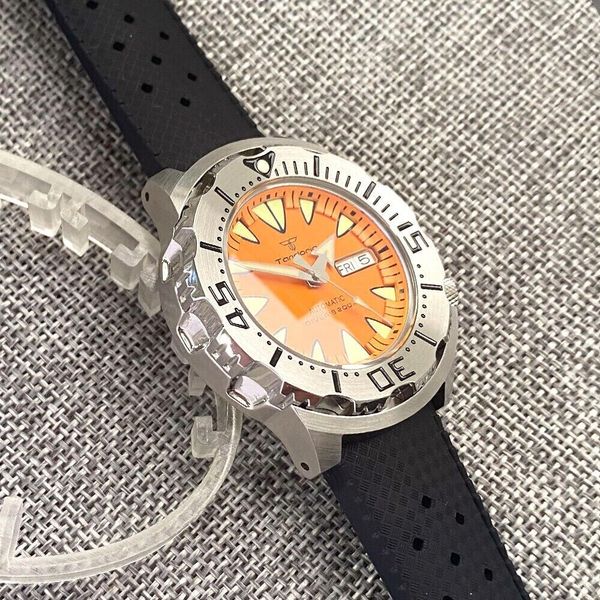 Orange Monster- Automatic Diving Watch (Seiko NH36A Movement): UK ...