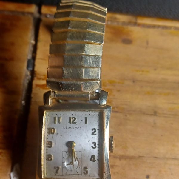 wristwatch HAMILTON WILSON 22 jewels 10k gold filled Wristwatch Working ...