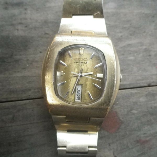 Seiko Wristwatch 3003 3863 5000T Quartz Day Date Runs Used ...