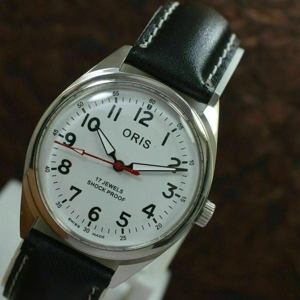 Vintage Oris Hand Wind ST 96 17 Jewels Men's Wrist Watch | WatchCharts ...